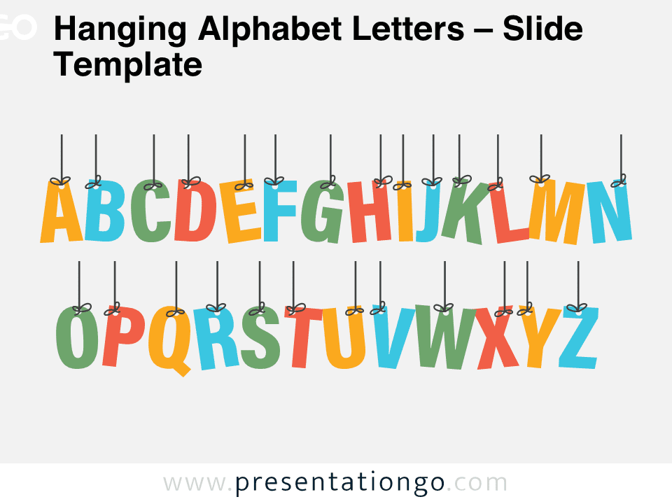 Flat Design Letters PowerPoint & Google Slides Template