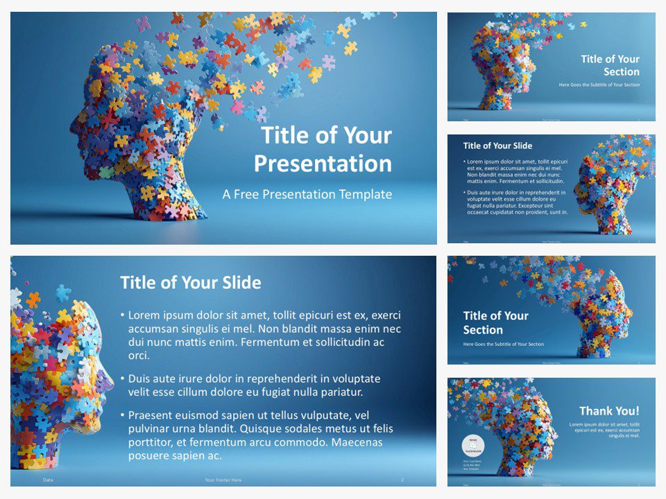 Mind Puzzle Template for PowerPoint and Google Slides