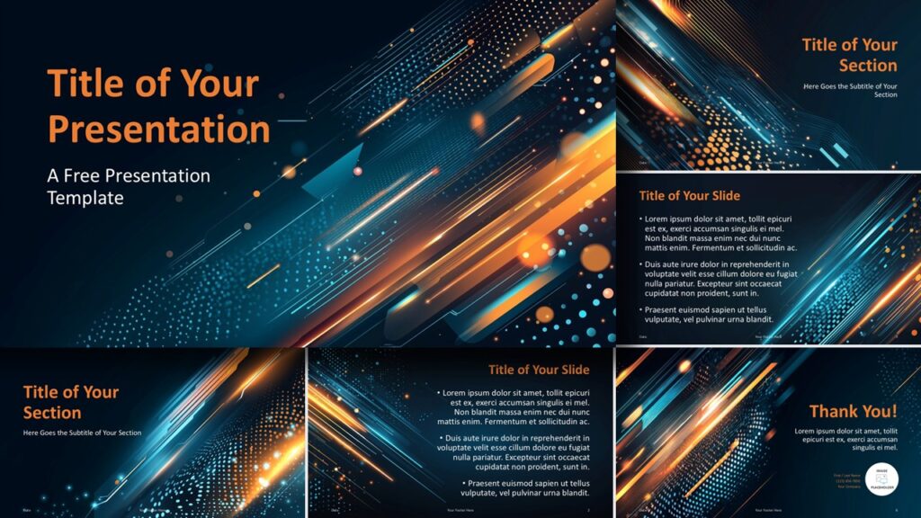 Aerospace Horizon Template for PowerPoint and Google Slides