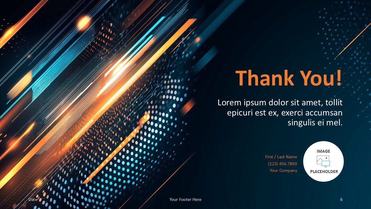 Digital Velocity PowerPoint Google Slides Template - PresentationGO