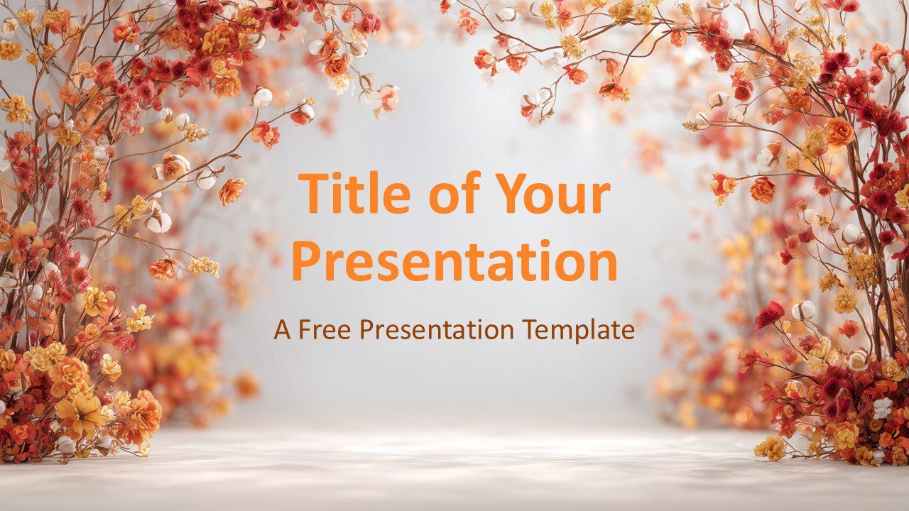 Fall Garden Arch – PowerPoint & Google Slides Template