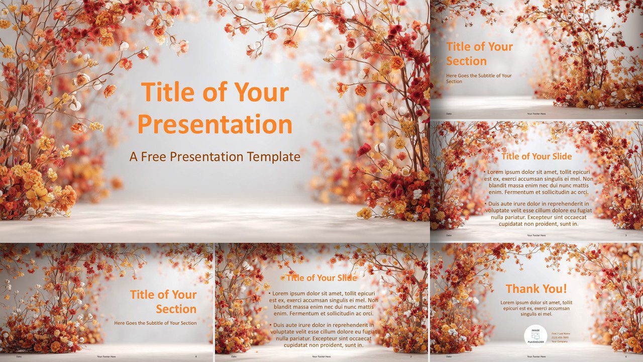 Fall Garden Arch – PowerPoint & Google Slides Template