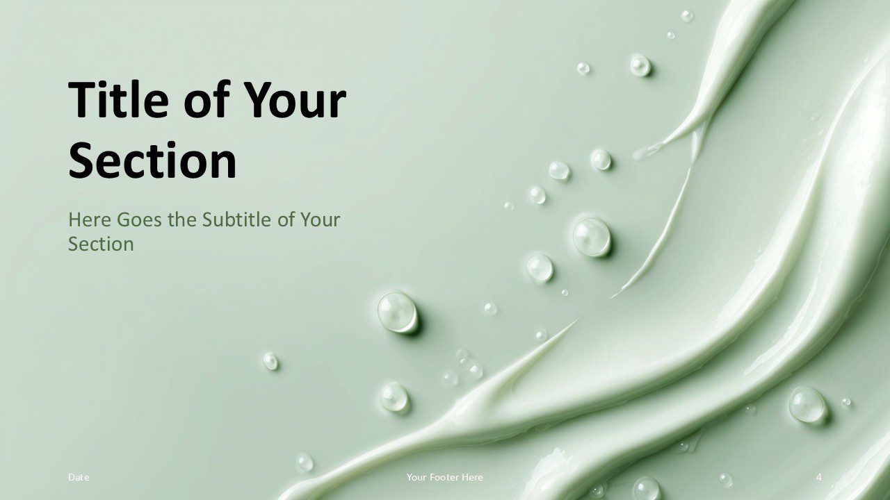 Soft Gloss Liquid Template for PowerPoint & Google Slides