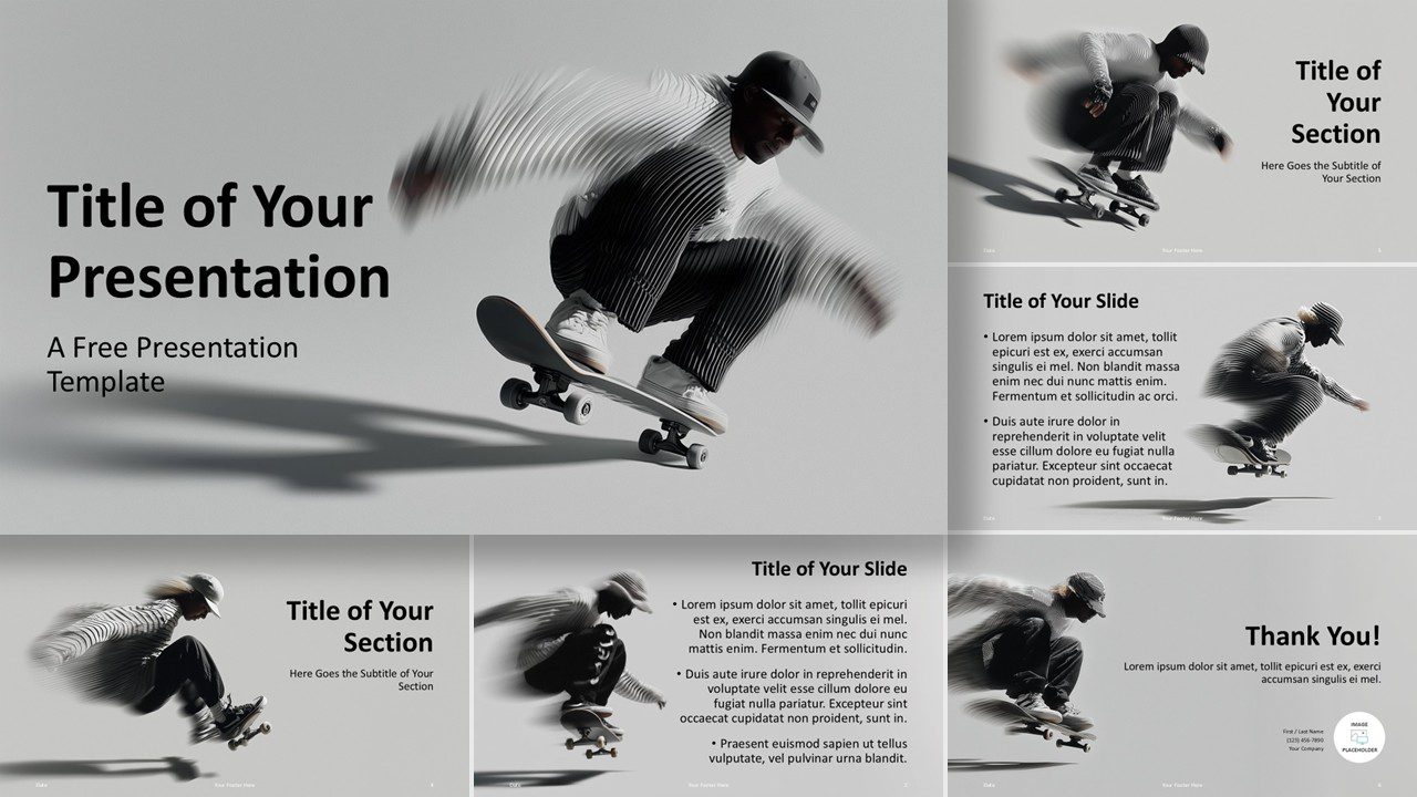 Urban Skate Template PowerPoint Google Slides Template