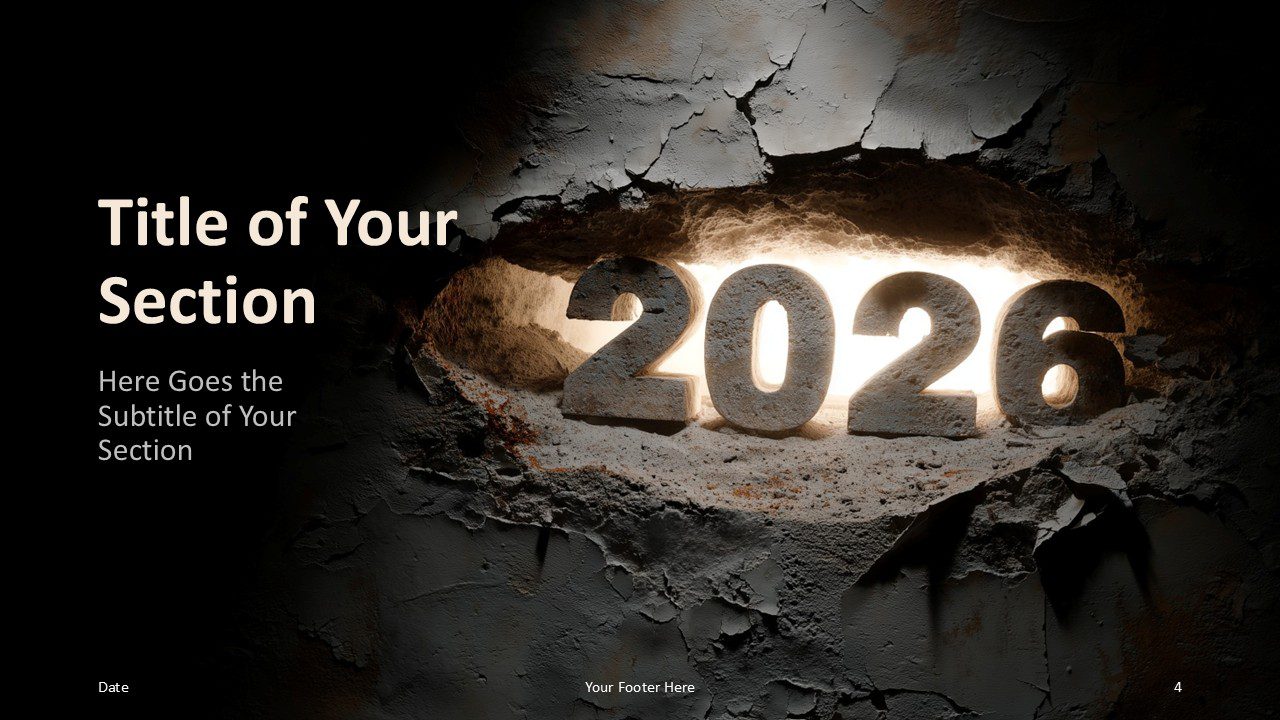 Breaking Through 2026 Template for PowerPoint & Google Slides