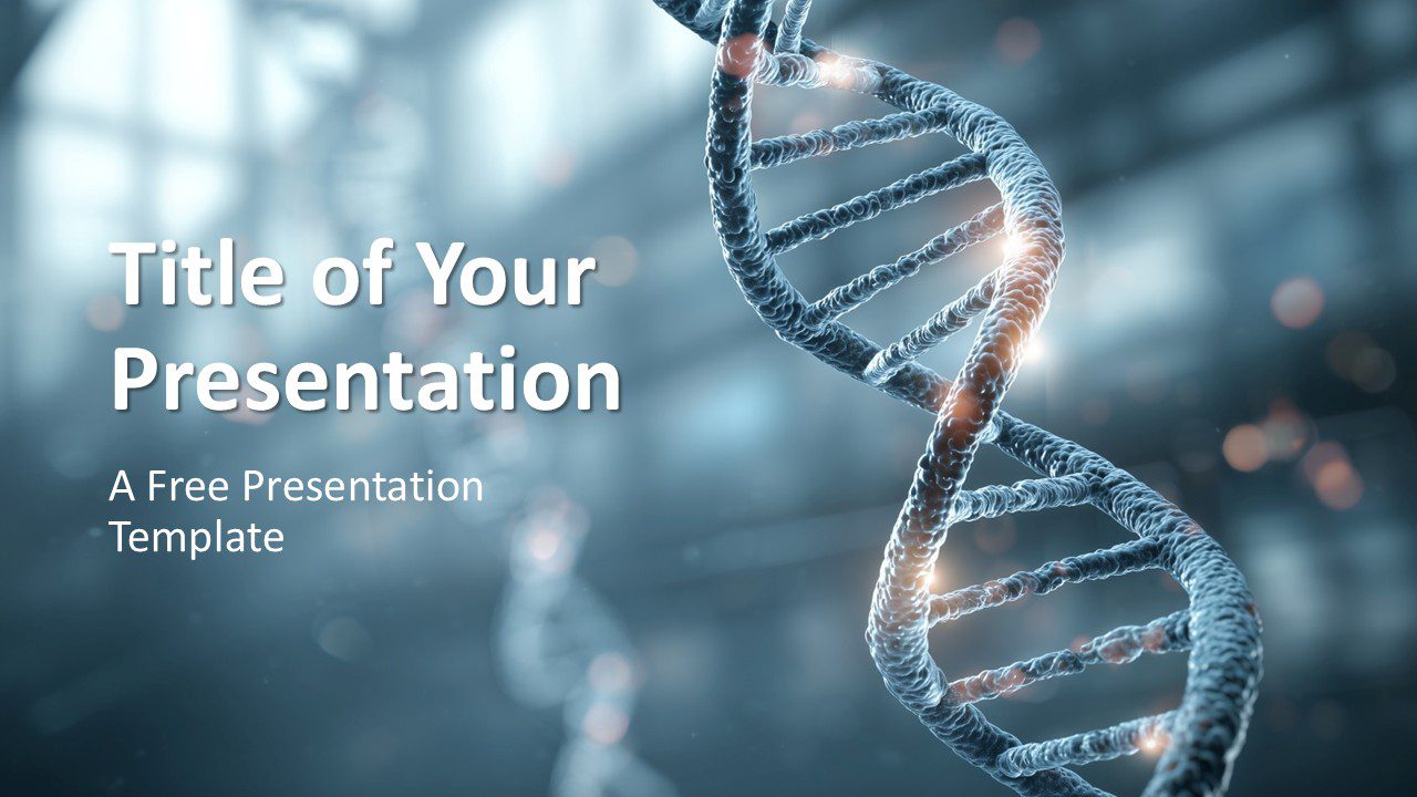 Genetic Blueprint Template for PowerPoint & Google Slides