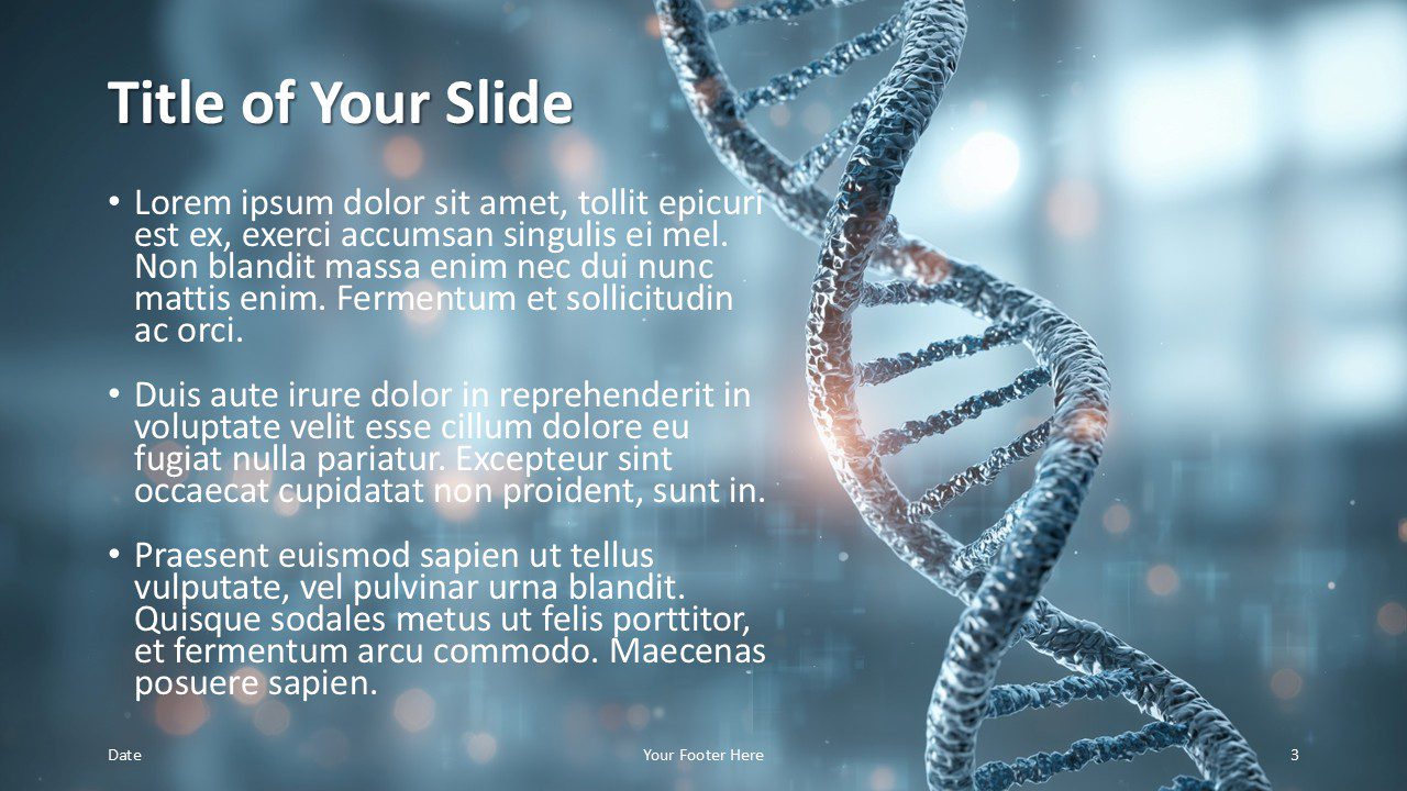 Genetic Blueprint Template for PowerPoint & Google Slides