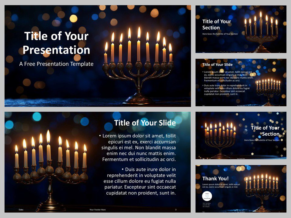 Hanukkah Powerpoint Background