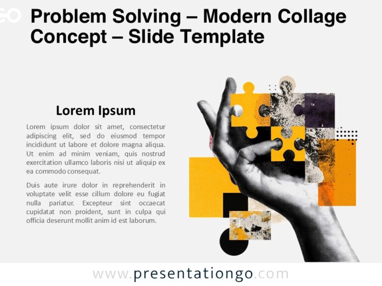 Problem Solving Modern Collage Concept – PowerPoint & Slides