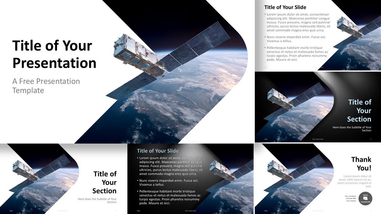 Aerospace Horizon Template for PowerPoint and Google Slides