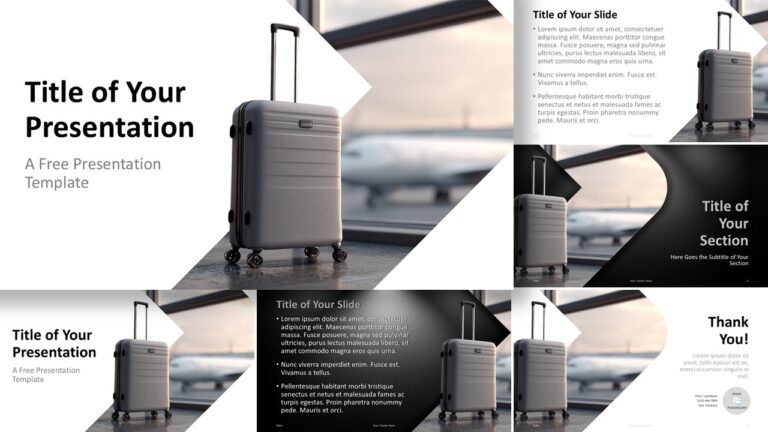 Airport Terminal PowerPoint and Google Slides Template