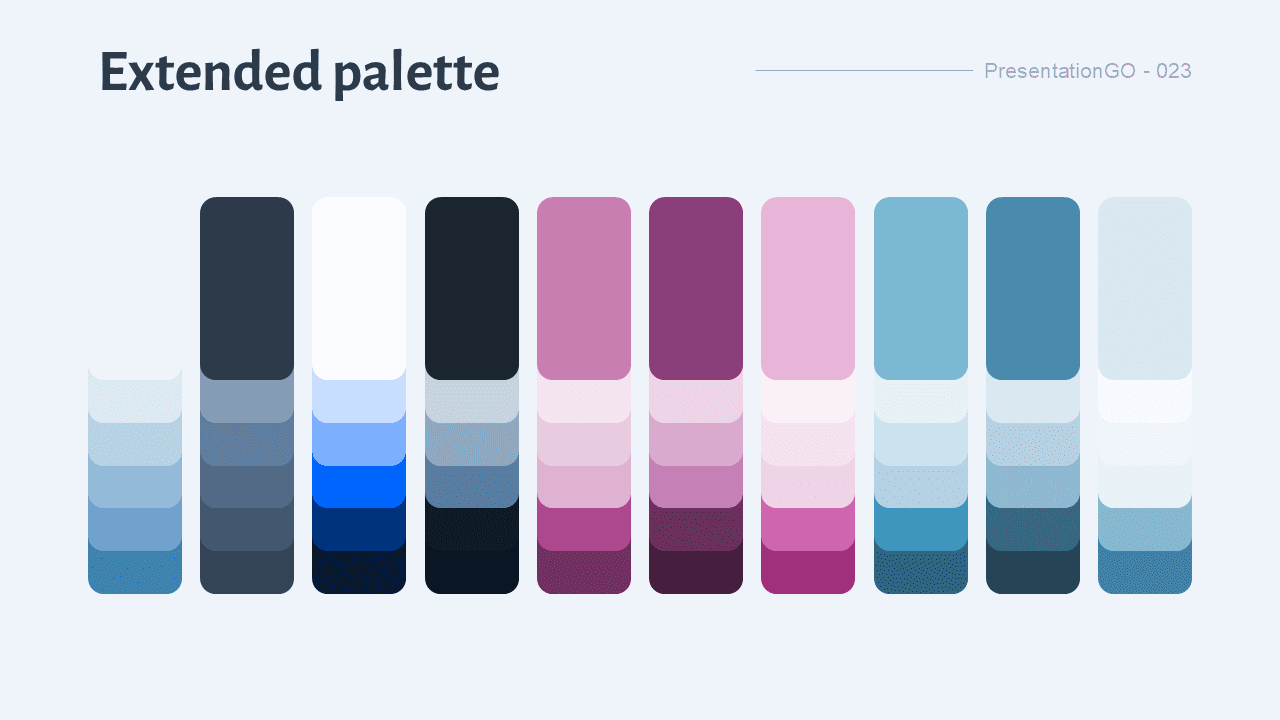 Fuji Bloom PowerPoint Color Palette - PresentationGO