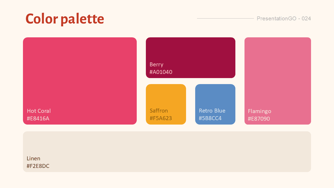 Retro Wave PowerPoint Color Palette - PresentationGO
