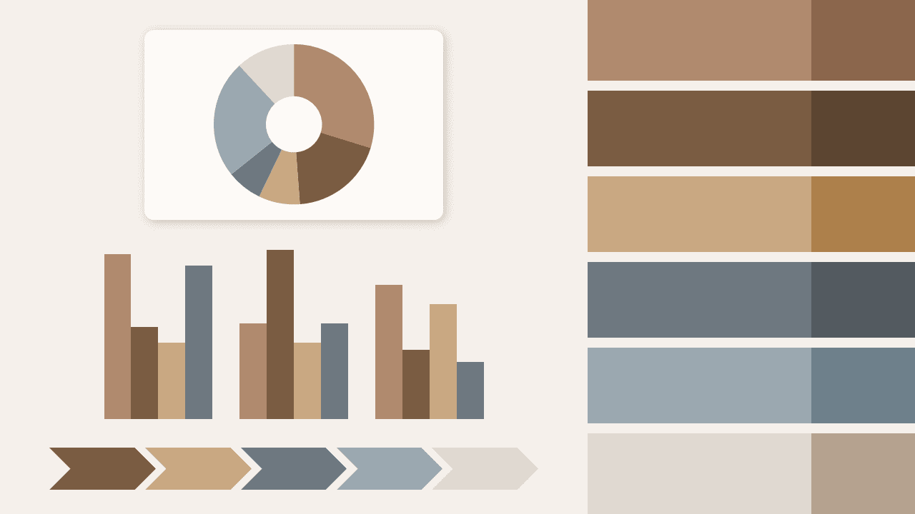 Trench & Steel PowerPoint Color Palette - PresentationGO