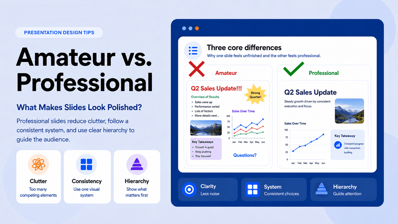 Presentation Design Tips: How to Make Slides That Look Professional