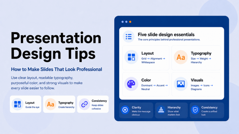 Presentation Design Tips: How to Make Slides That Look Professional